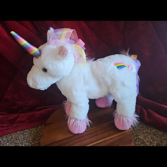 Toys | Toys R Us Unicorn Stuffed Plush Ribbons | Poshmark